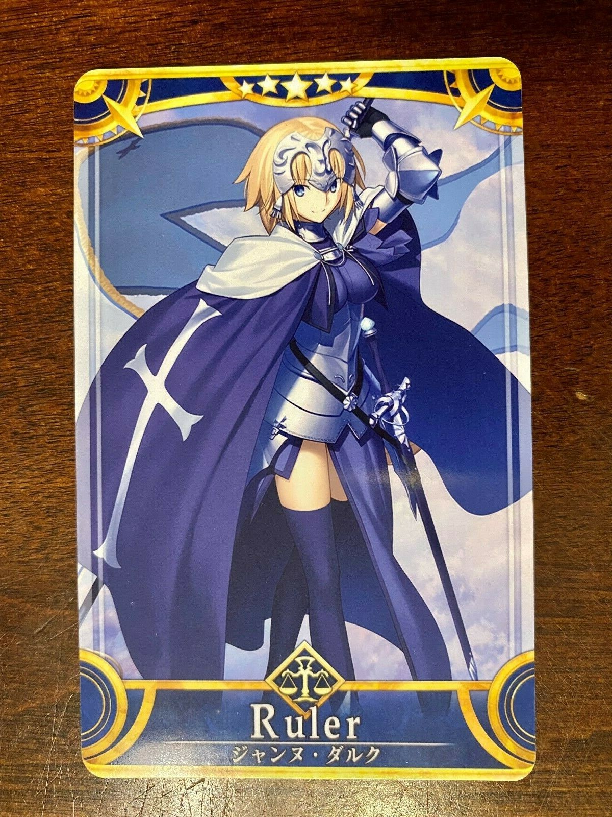 Fate Grand Order FGO Arcade Card Jeanne d'Arc Ruler First Ascension ...