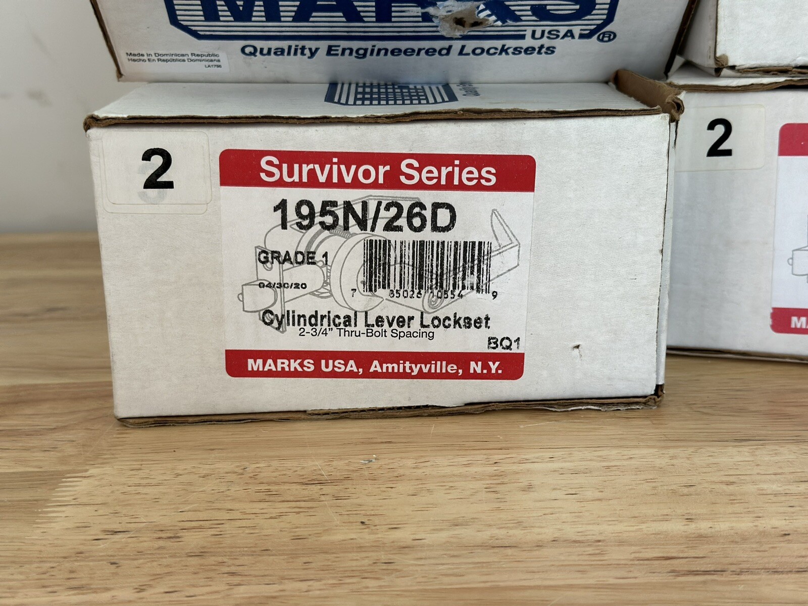 Marks 195N-26D Survivor Series GR 1 Passage Cylindrical Lever Lock ...