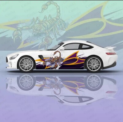 Abrath Inspired Car Decal; Scorpion Car Decal For All Cars Both Sides ...