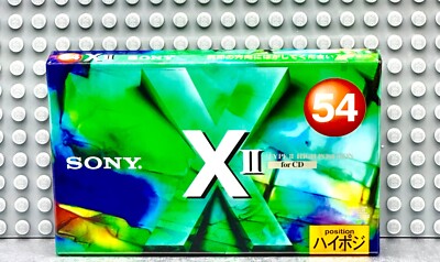 SONY XII 54 TYPE II VS. III CASSETTE TAPE (1) (SEALED) | eBay