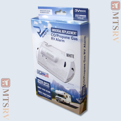 RV Safe Propane Gas & Carbon Monoxide Detector Alarm - White - RVCOLP ...