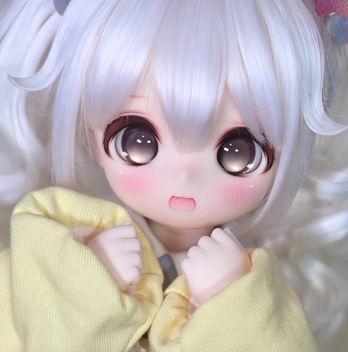 1/4 BJD Doll Girl puyoodoll kumako egg Normal Color Y31-Free Face Make ...