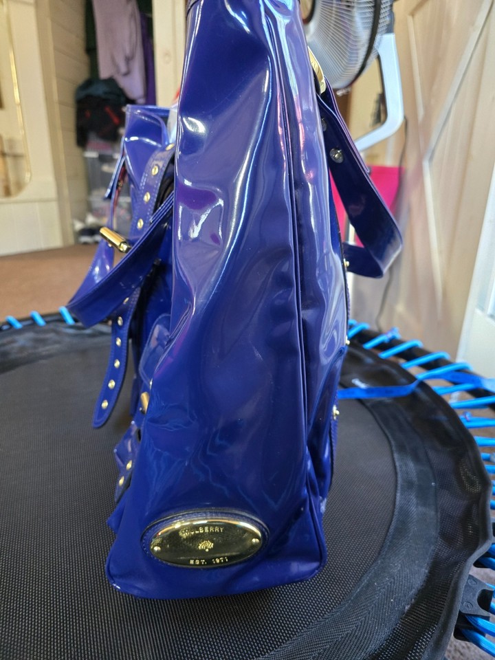 Mulberry, Blue, X Large Tote Bag Excellent Condition | eBay