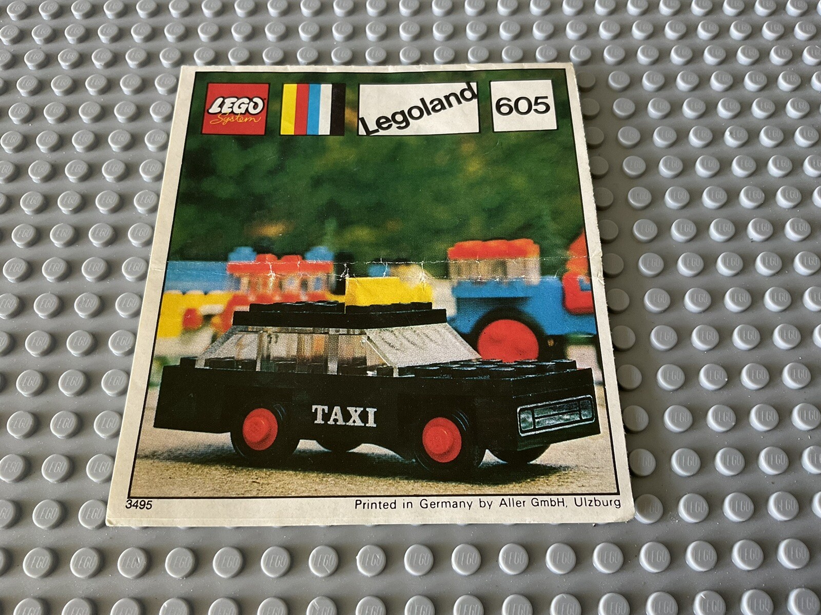 Lego 605 Bauanleitung Taxi Legoland System (Ord) | eBay.de