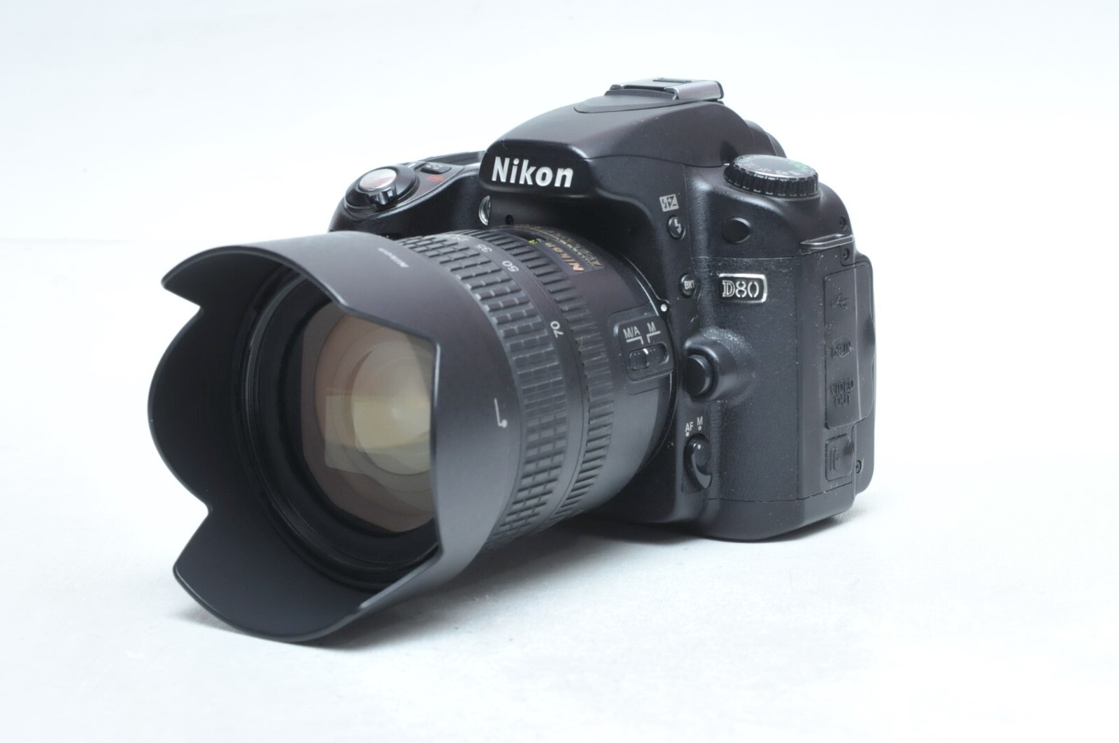 Nikon D80 DSLR Camera Body W/AFS 18-70mm Lens | eBay