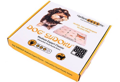 Dog Smart Wooden Interactive Foraging Game Toy - DOG SUDOKU Medium, dog ...