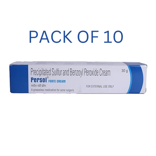 10X Persol Forte Cream Greaseless Medication for Acne Vulgaris ...