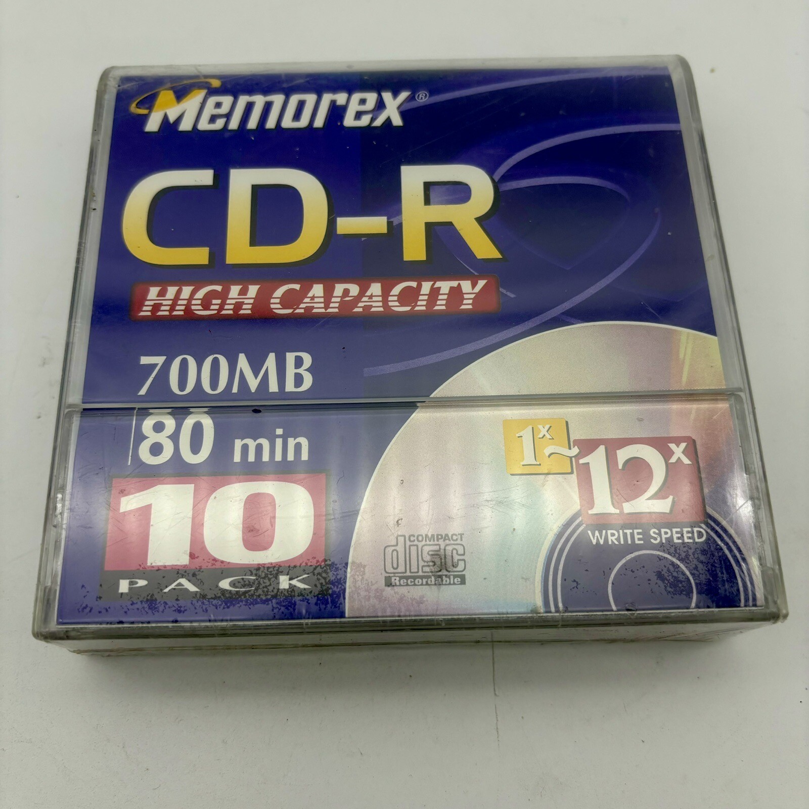 Memorex CD-R 12x 700MB 80-Minute 10 Pack Sealed BRAND NEW IN PACKAGE | eBay