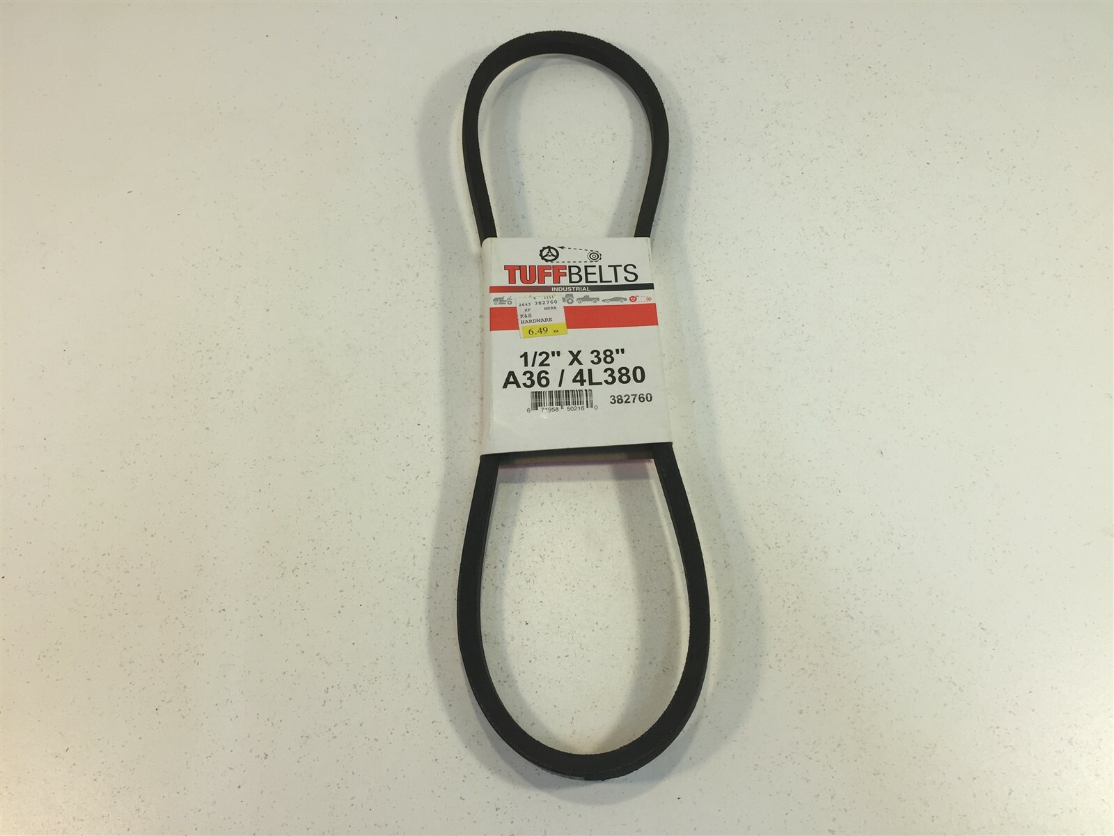 (1) Pix Industrial Automotive Garden V Belt A36 4L380 1/2"x38" | eBay