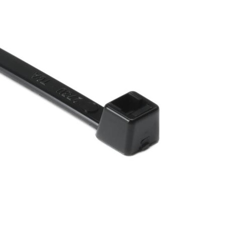 HellermannTyton T50R0HSM4 High-Temp Cable Tie, 8" Long, UL, 50lb, Black ...