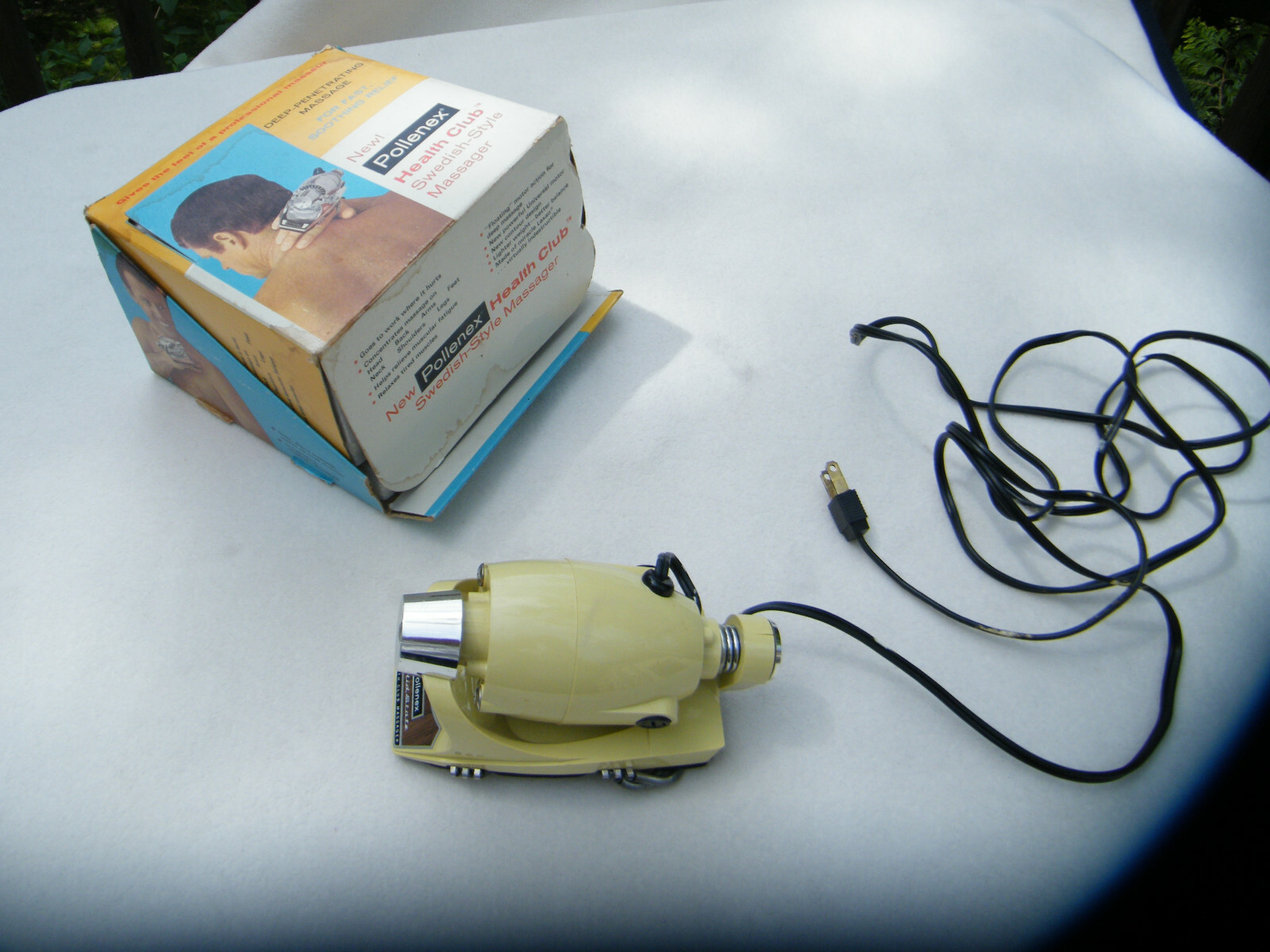 Vintage Pollenex Health Club Swedish Style Handheld Health Massager ...