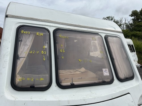 Elddis / Compass caravan polyplastic window front Centre | eBay UK