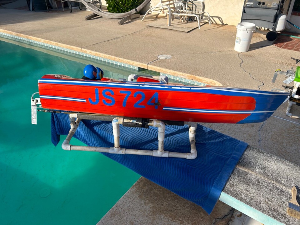 RC Boat Works/Insane Jersey Skiff. W/ Mod 26cc, Need radio & receiver ...