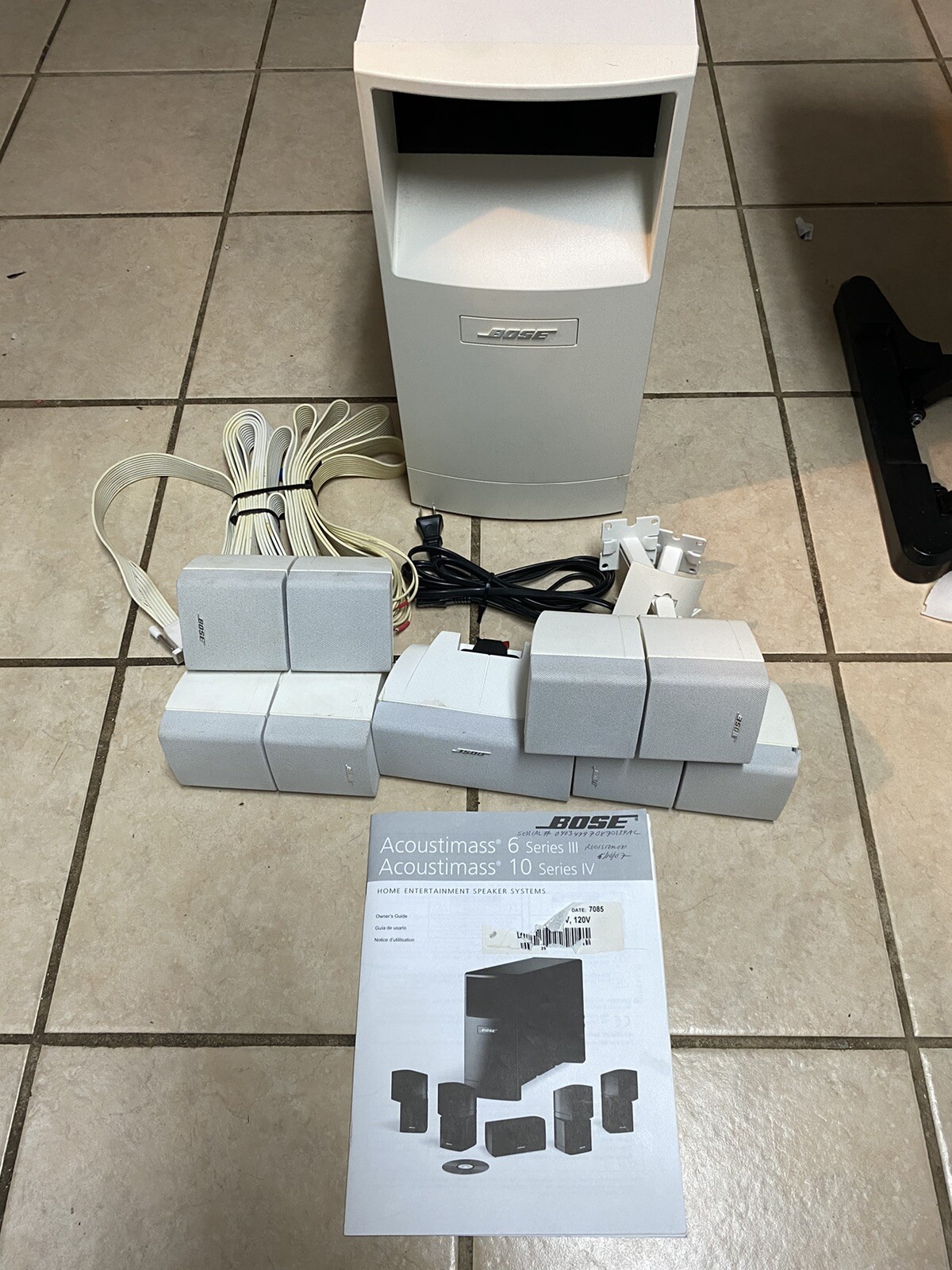 Bose Acoustimass 10 Series IV Home Entertainment Speaker System W ...