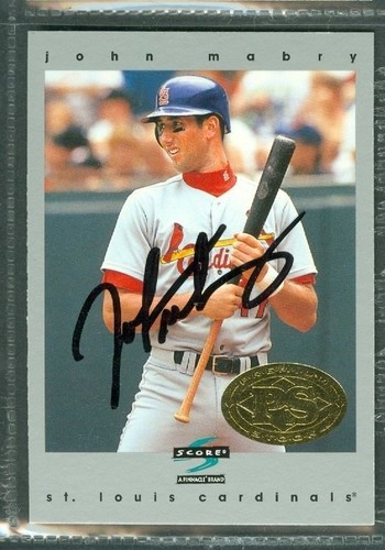 John Mabry Baseball Auto 1997 Pinnacle '97 Signature Autograph Signed ...