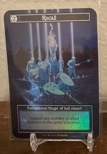 Sorcery Contested Realms - Beta - Recall Foil NM/M | eBay