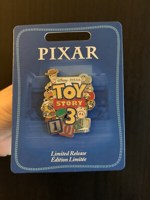 Toy Story 3 Legacy Pin – 10th Anniversary – Limited LR- Woody Buzz Ham ...