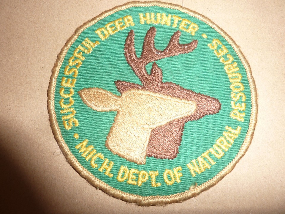 MICHIGAN SUCCESSFUL DEER HUNTING PATCH 1972 THROUGH 1977 CHOICE OF 1 | eBay