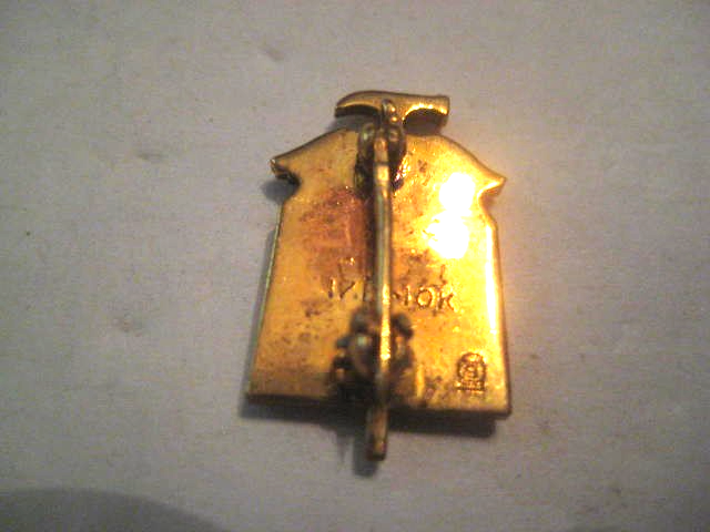 Pi Sigma Epsilon Vintage Lapel Pin 1/10 10K Gold Business Fraternity ...