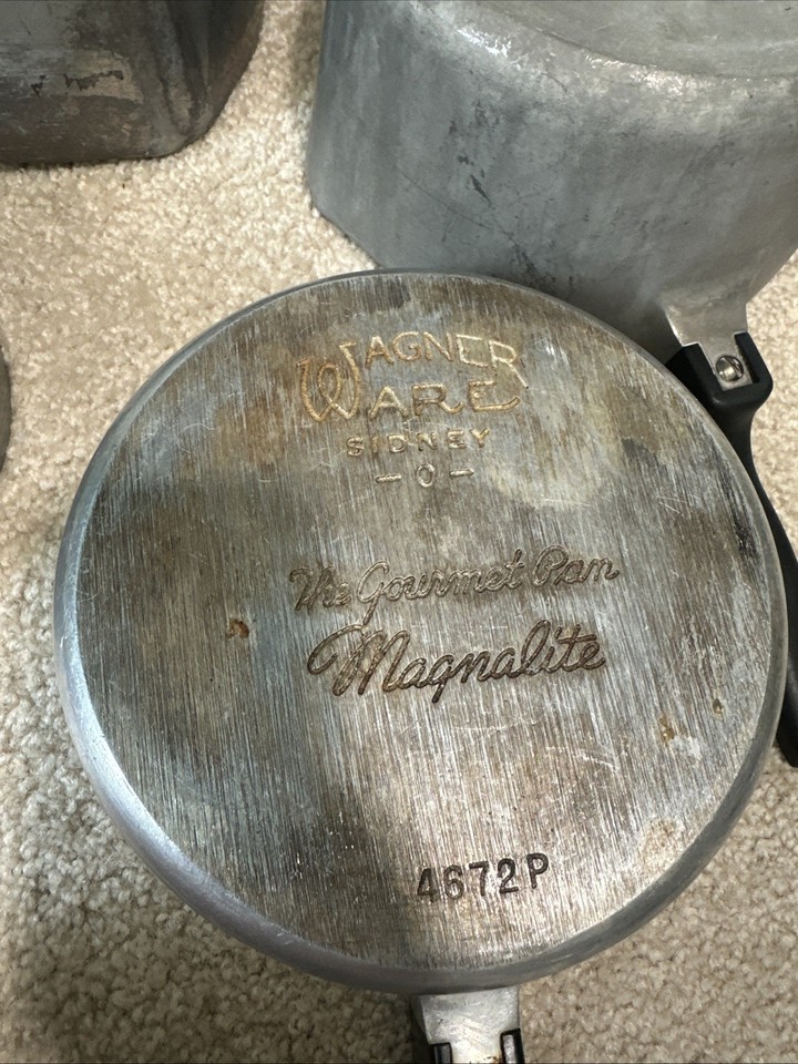 Vtg Magnalite Wagner Ware GHC Aluminum Cookware 16 Piece Lot Stock ...