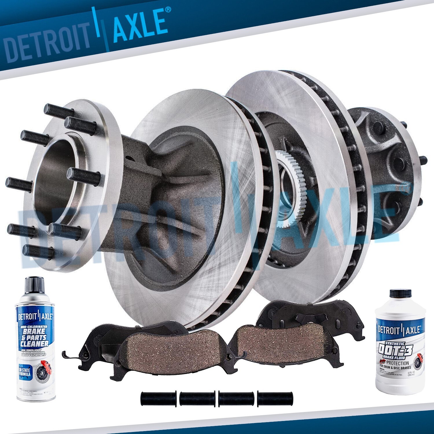 Front Disc Rotors Brake Pads for 1996-2002 Chevy GMC C3500 Express ...