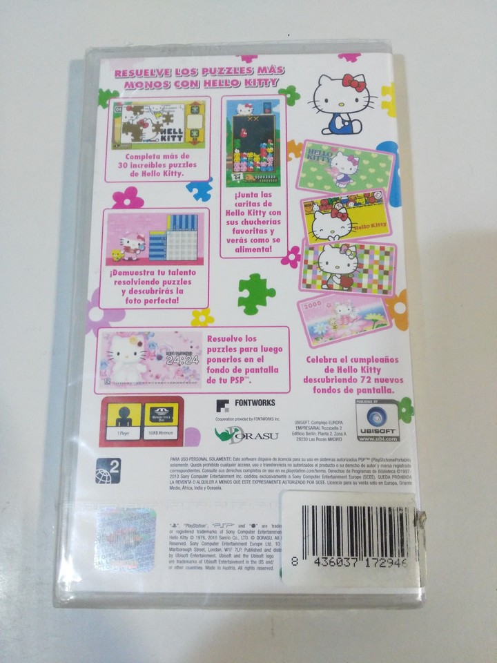 Hello Kitty Puzzle Party - Juego Para PSP Español Nuevo | eBay