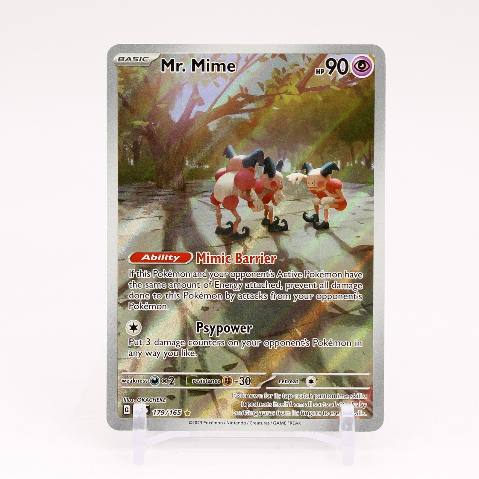 Mr. Mime - 179/165 151 Illustration Rare Pokemon - NM/MINT | eBay