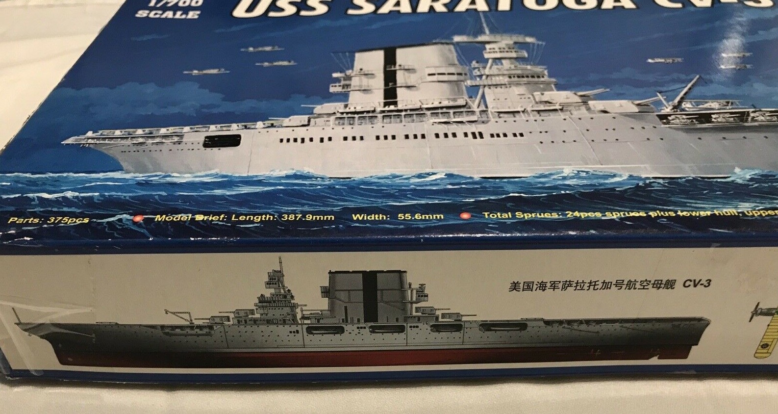 Trumpeter Models #05738 1:700 USS Saratoga CV3 Aircraft Carrier | eBay