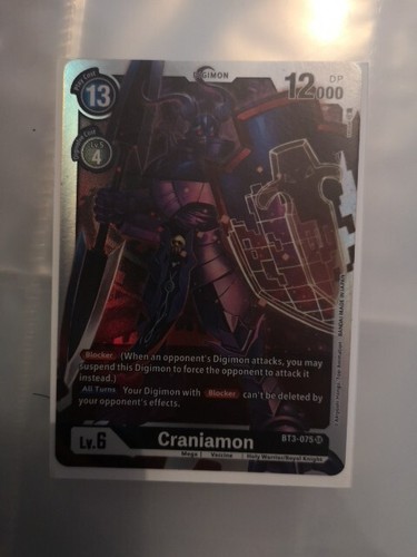 Craniamon Digimon Card Game English Bt3-075 | eBay