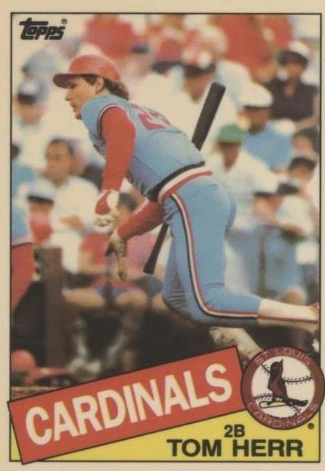 1985 Topps - Tom Herr #113 Collector's Edition (Tiffany) for sale ...