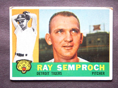 Ray Semproch #286 Topps 1960 Baseball Card (Detroit Tigers) G | eBay