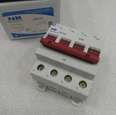 1P 20A MTS Manual transfer switch Circuit breaker MCB 20ampere 50HZ ...