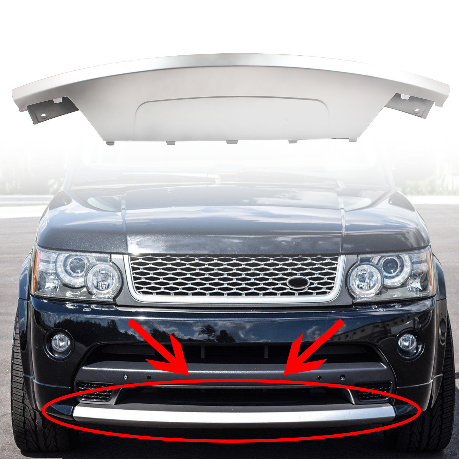 For 2010-2013 Land Rover Range Rover Sport Front Bumper Tow Eye Cover ...