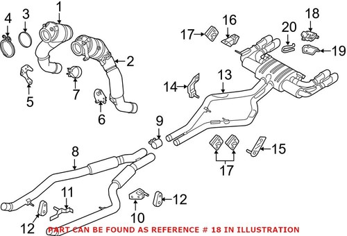 Genuine OEM Exhaust Back Pressure Regulator for BMW 18307851568 | eBay