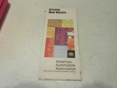 1979 AAA Arizona New Mexico Map | eBay