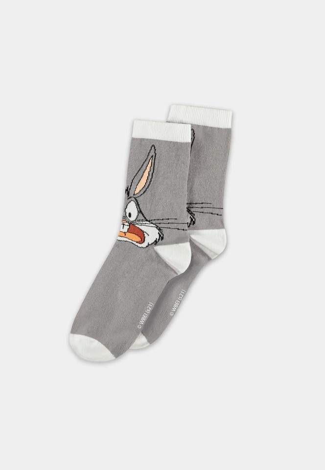 Bugs Bunny LOONEY TUNES socks x 3 by DIFUZED size 4-7 | eBay