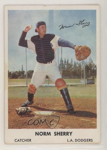 1961 Bell Brand Los Angeles Dodgers Norm Sherry #34 | eBay