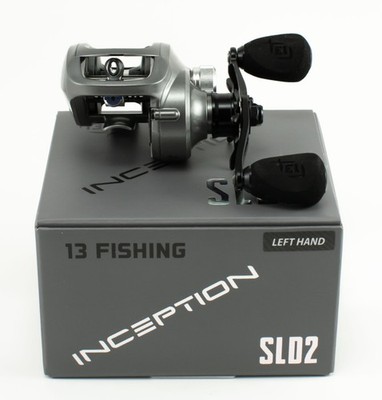 *13 FISHING INCEPTION SLD2 INSLD2-8.1LH 8.1:1 LEFT HAND BAITCAST REEL ...