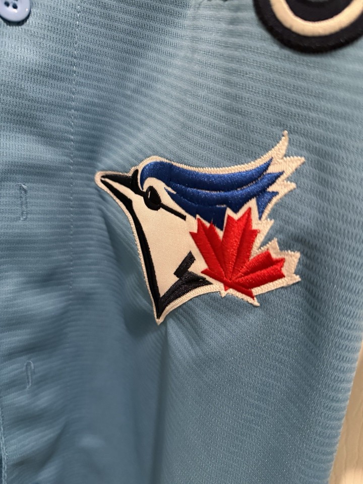 Blue Jays Light Blue Jersey (Blank) - Size X-Large | eBay