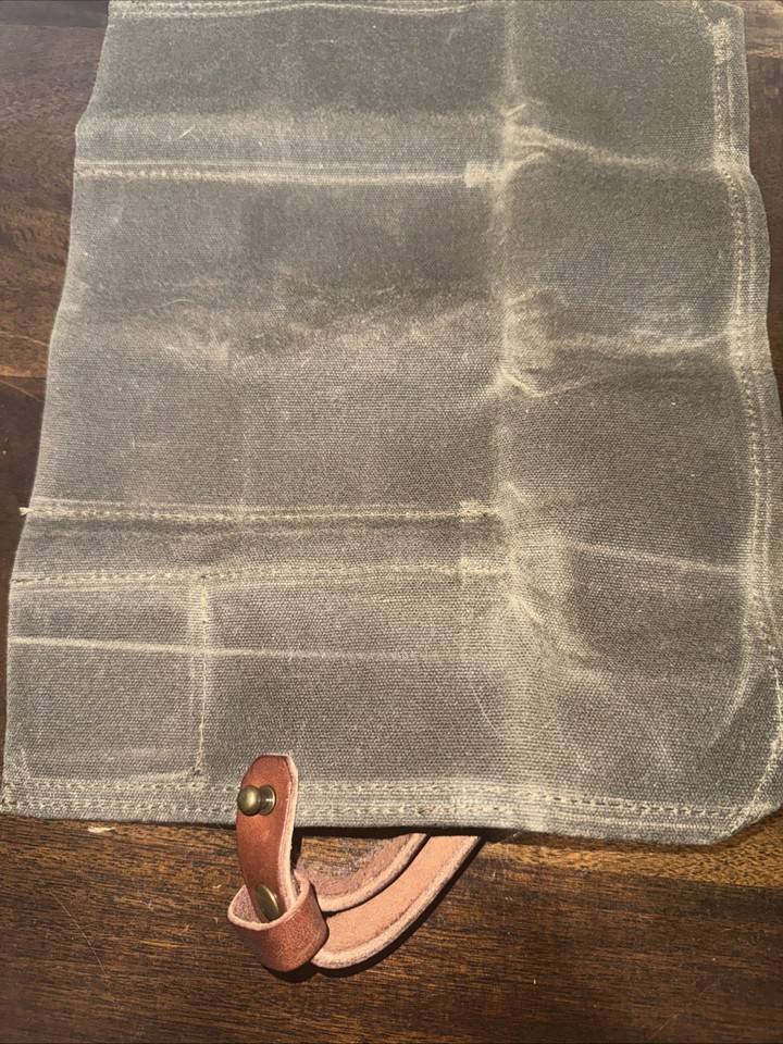 Pipe Pouch/Roll-up From The Country Squire Canvas & Leather | eBay