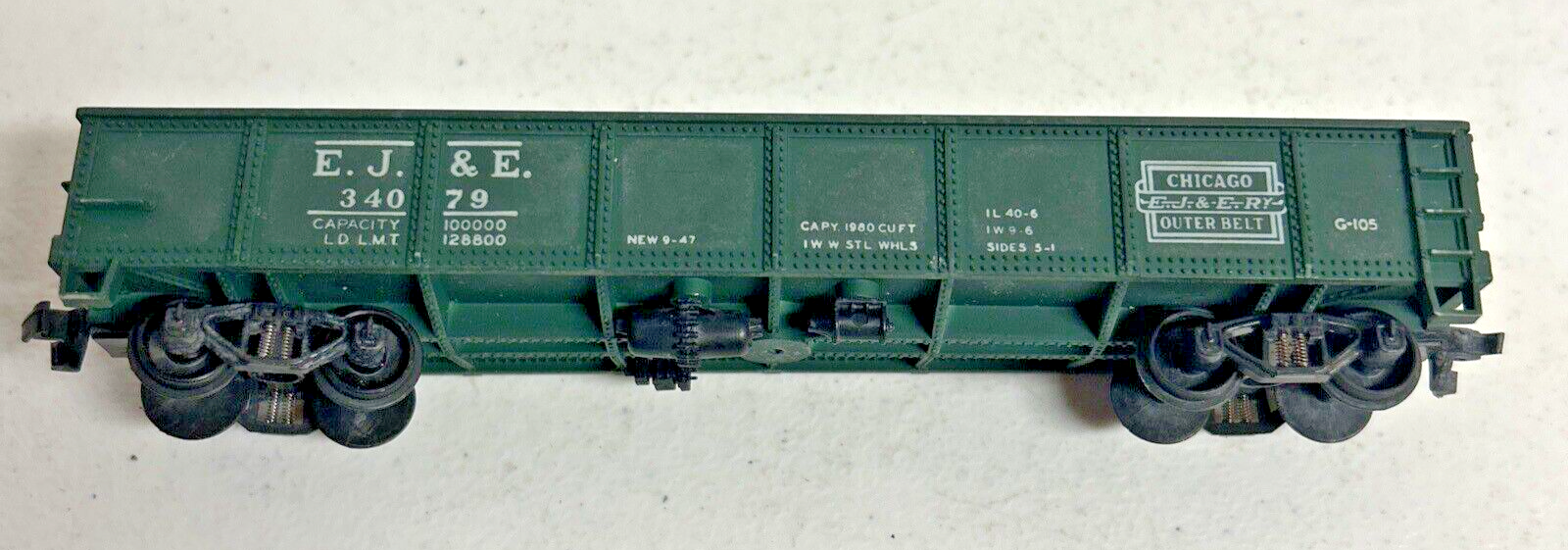 Crown HO Scale Lot of 2 Rolling Stock Model kits Built 2 Gondolo Cars ...