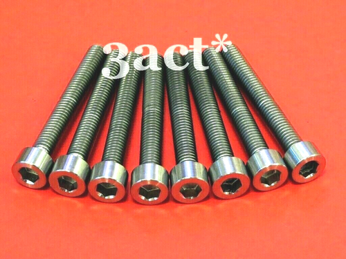 8 - M6 x 45mm Titanium / Ti Bolt fit 203mm 8" Rotor Disc Brake Caliper ...
