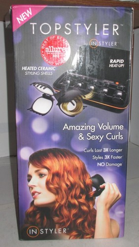 TopStyler by Instyler Heated Ceramic Styling Shells Hair Curlers with ...