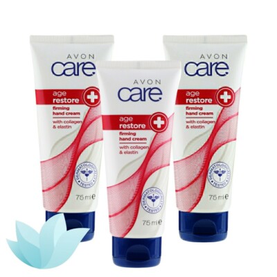 3x Avon Care Age Restore Firming Hand Cream, 75ml | Youth Restore Hand ...