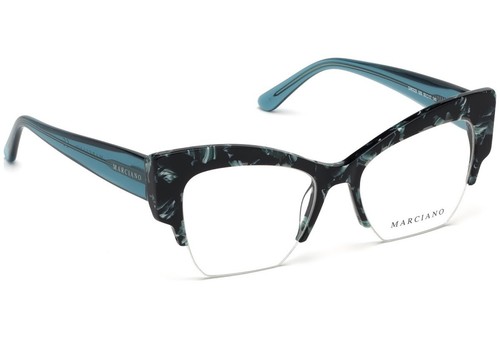 Marciano By Guess GM0329 089 Green Half Rim Optical Eyeglasses Frame 50 ...