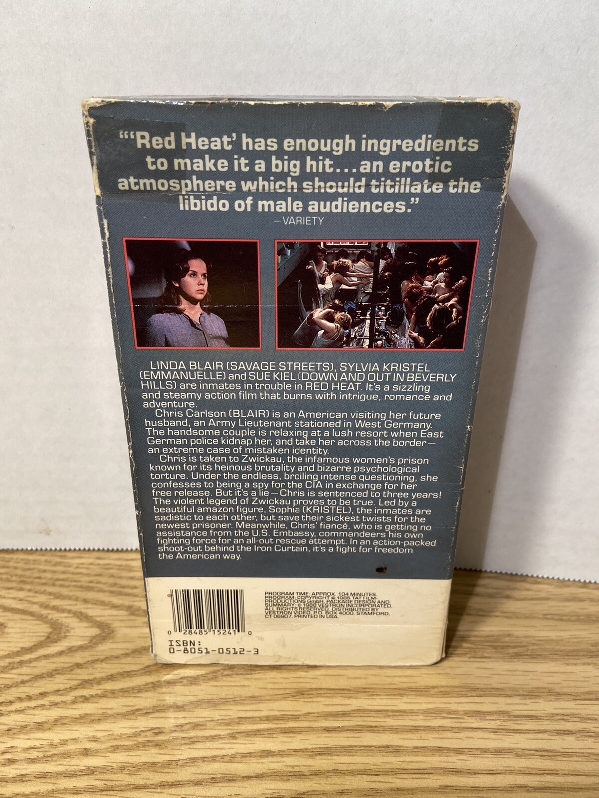 RED HEAT VHS 1985 Linda Blair Sylvia Kristel Vestron Video Free ...