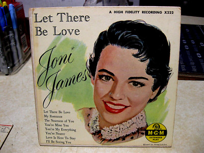 Joni James - Let There Be Love 1953 MGM 45 EP X222 Gatefold Picture ...