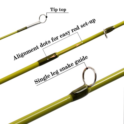 Maxcatch Practice Fly Fishing Rod Kit 4ft/4.3ft 2Pcs Learning to Cast ...