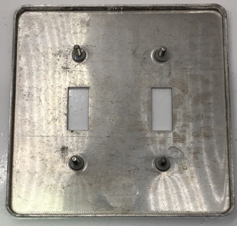 FSK-2TS-A APPLETON FLAT 2 TOGGLE 2 TUMBLER SWITCHITCH 2 GANG STAMPED ...