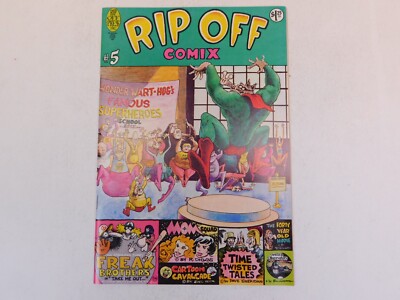 RIP OFF COMIX #5 NM- 9.2 Freak Brothers Wonder Warthog Underground Comic | eBay